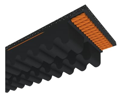 4/BX80 BESTORQ Classical Cogged Banded V-Belt