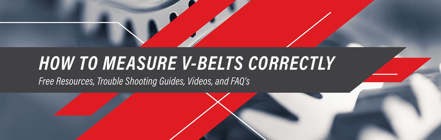 How To Measure V-Belts Correctly | VBeltSupply.com