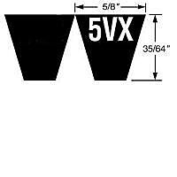 Gates 2/5VX710 Cogged Banded V-Belt - $81.99